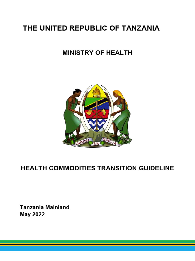 Health Commodities Transition Guideline - 6576b492331ae909813759 | PDF ...