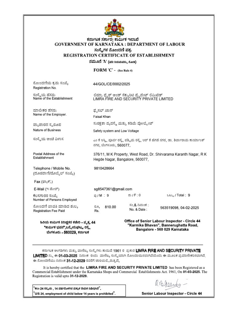 Limra Fire & Security Overview | PDF