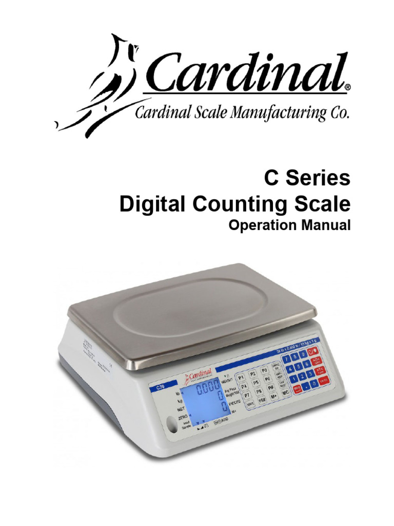Cardinal C - Series - With - Remote - Operation - Manual | PDF ...