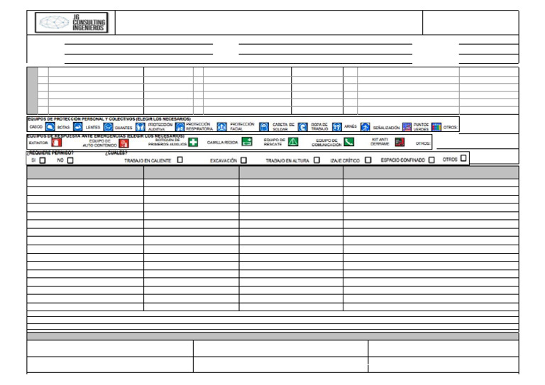 Formato AST de Seguridad Laboral | PDF