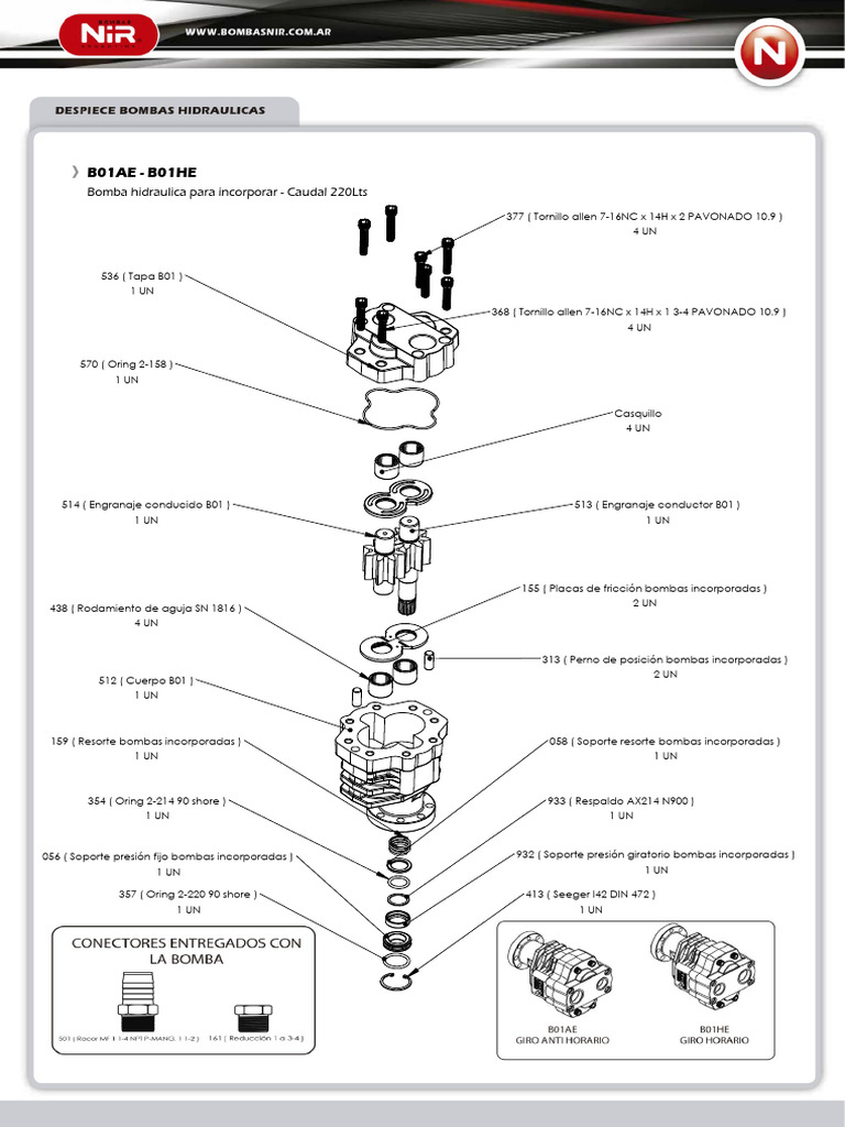 Despiece_B01HE_AE | PDF