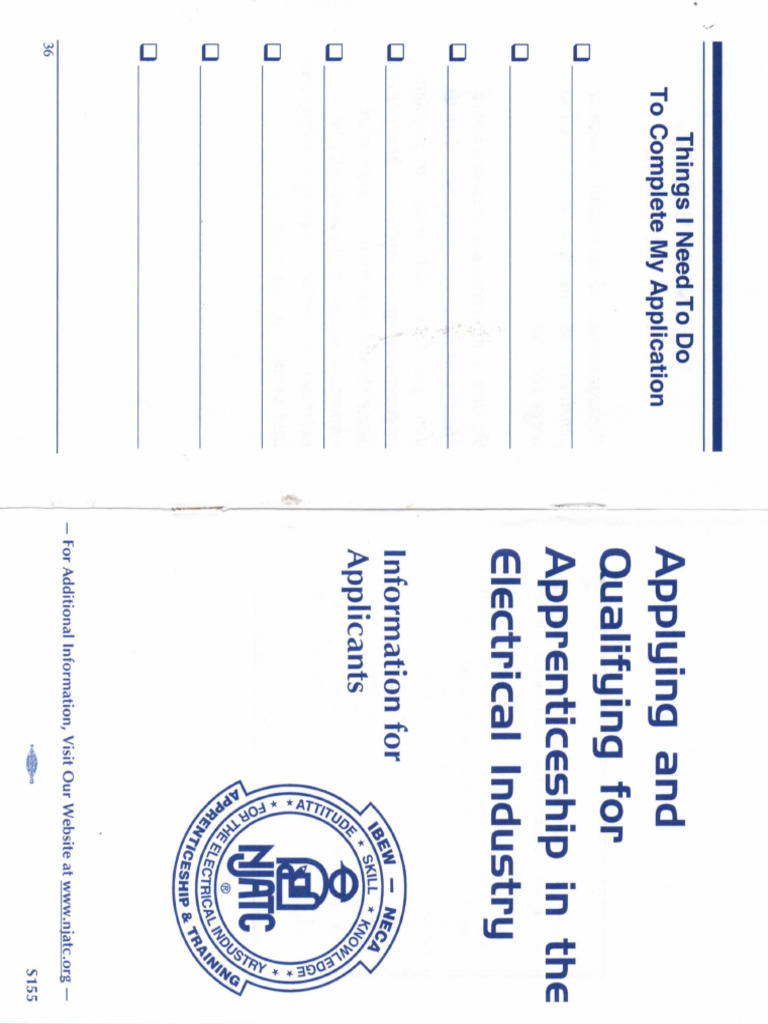 Aptitude - Test - Booklet Ibew | PDF