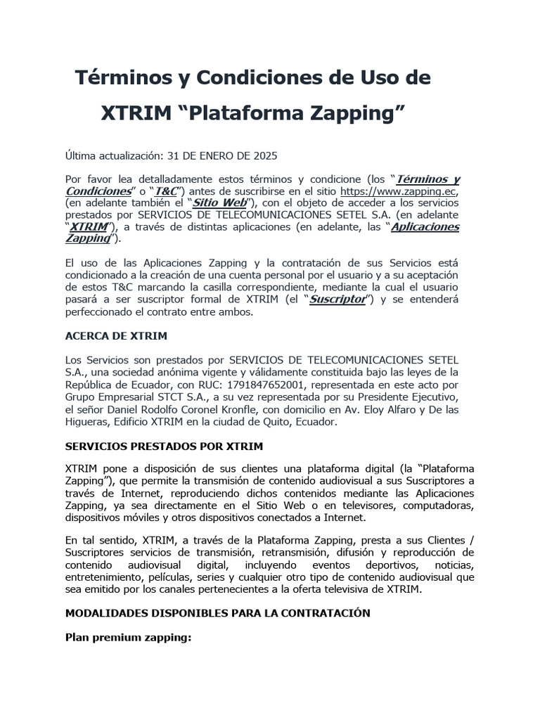 67a249dae2f513e5e7fe2f4f - Teěrminos y Condiciones de Uso de XTRIM "Plataforma Zapping" (1) 2025 ...