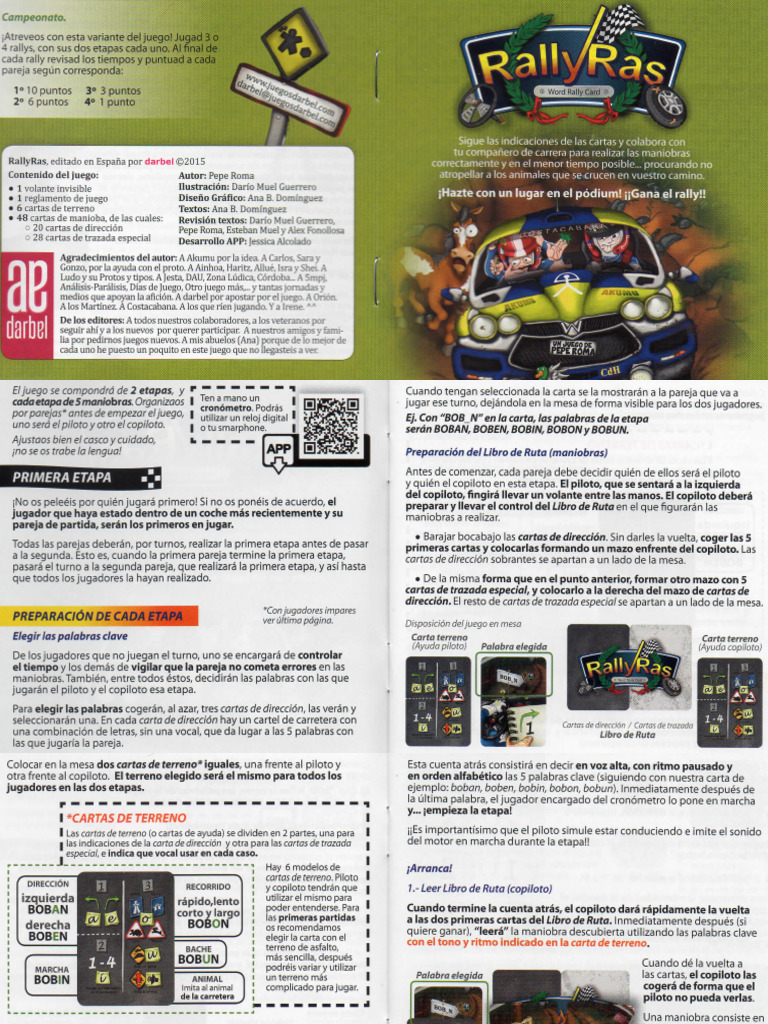 Reglas Rally Ras | PDF