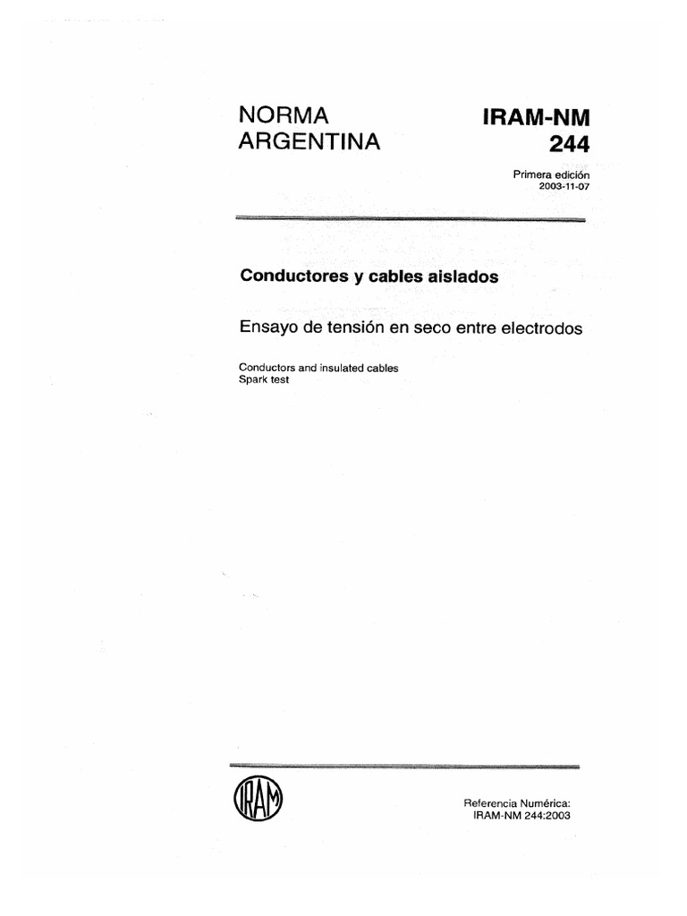 Iram-Nm 244 | PDF