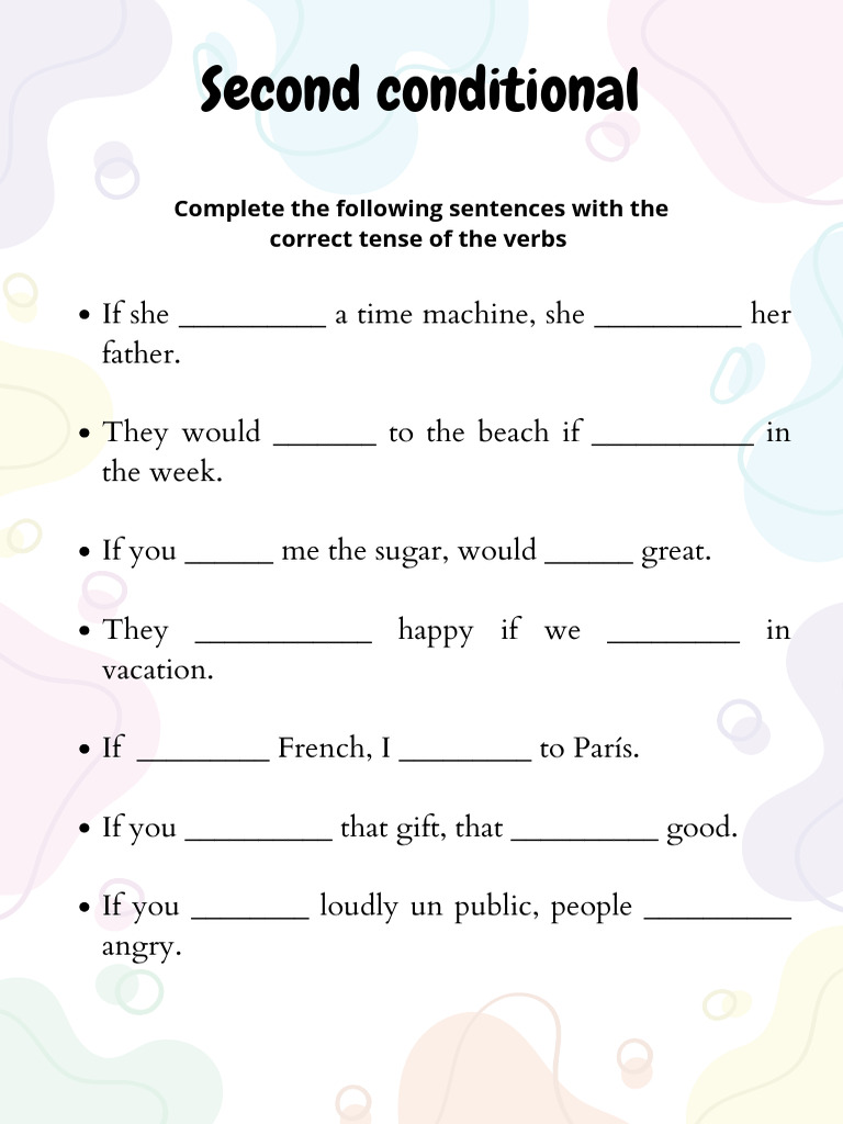 Second Conditional | PDF