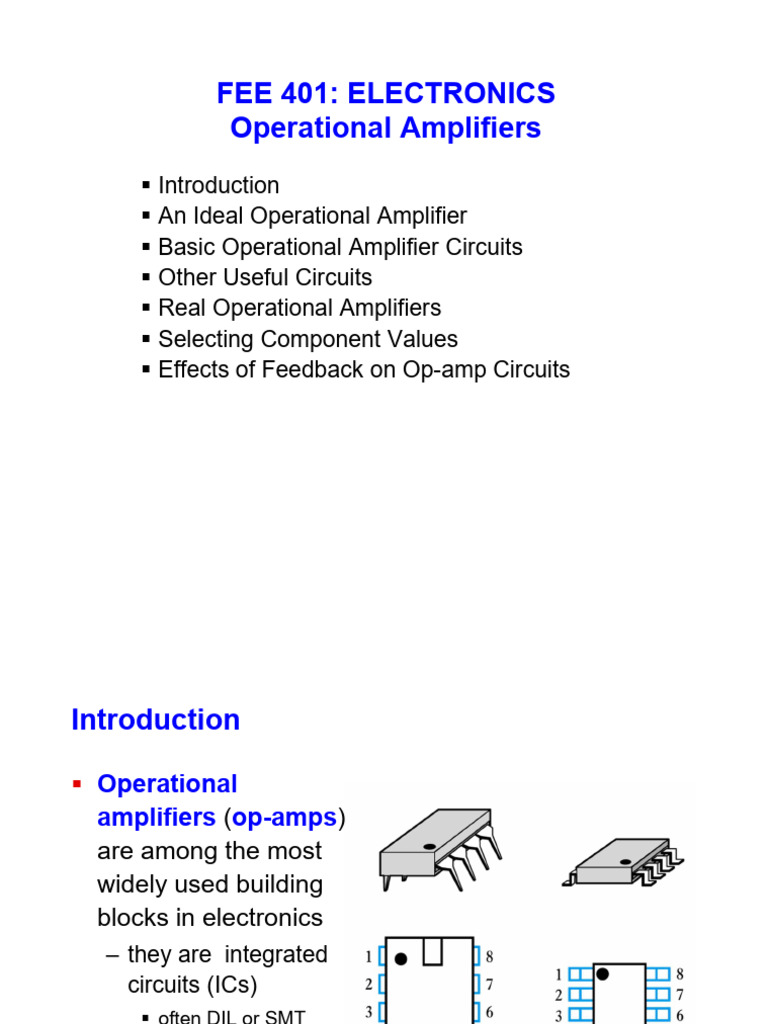Understanding Operational Amplifiers | PDF | Operational Amplifier | Amplifier