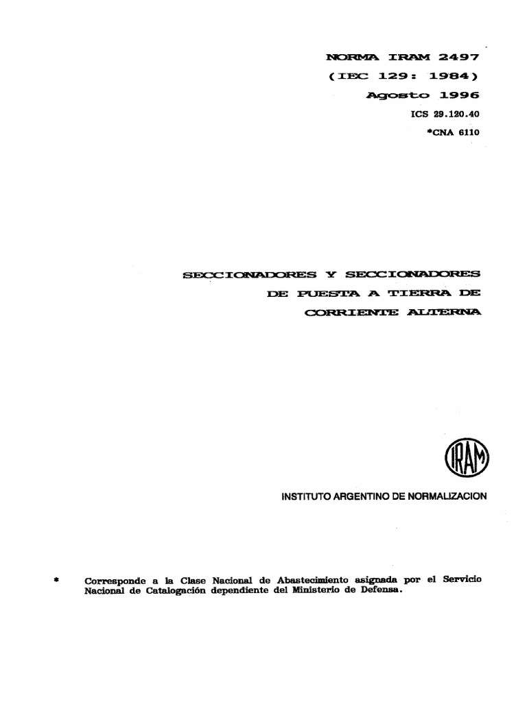 IRAM 2497 | PDF