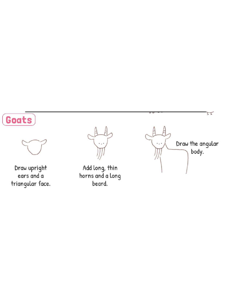 How To Doodle Goats | PDF