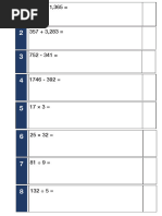 SATS - Key Stage 2 (Year 6) Arithmetic - Compact Version | PDF