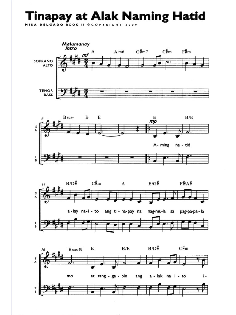 Tinapay at Alak Naming Hatid | PDF