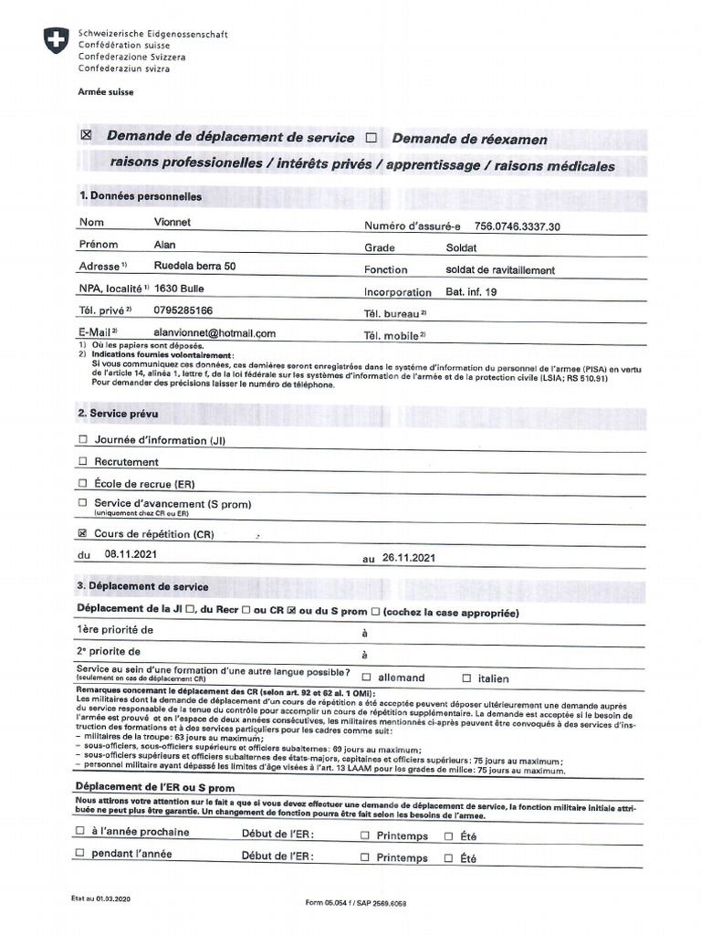 Document Pour Repousser Le CR | PDF