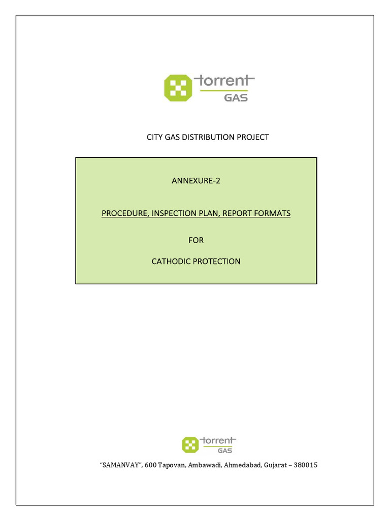 Annexure-2 - Procedure, Inspection Plan, Report Formats - CP System ...