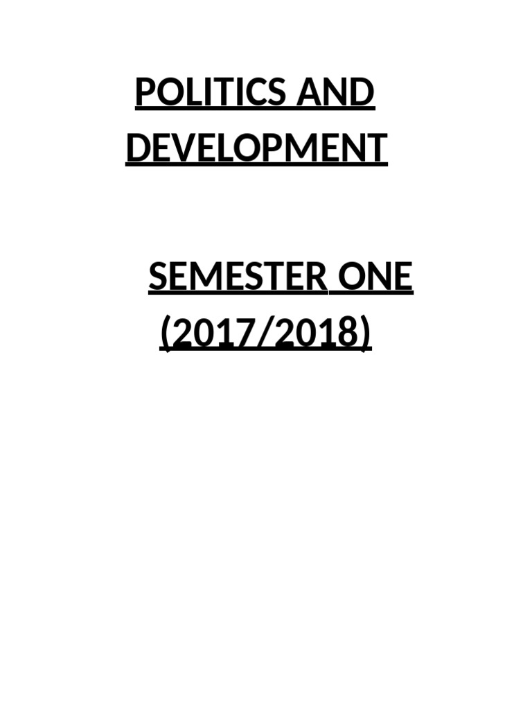 Understanding Politics and Development Concepts | PDF | Socialism ...