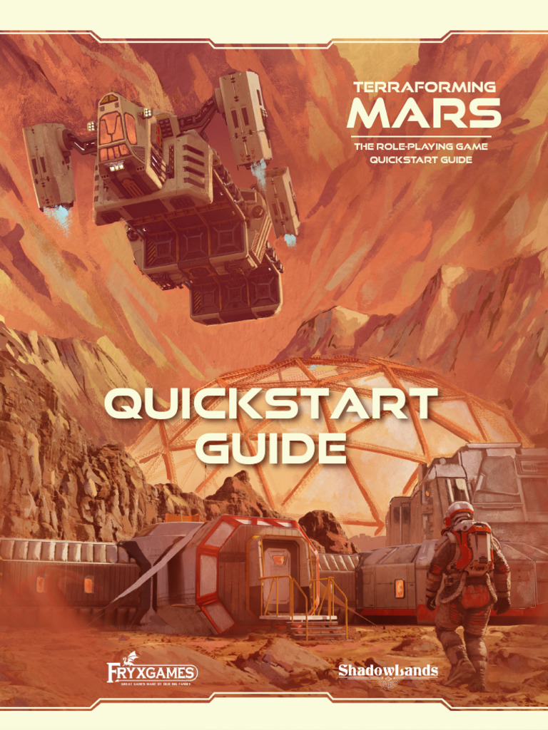 Terraforming Mars TTRPG - Quickstart | PDF | Mars | Role Playing Games