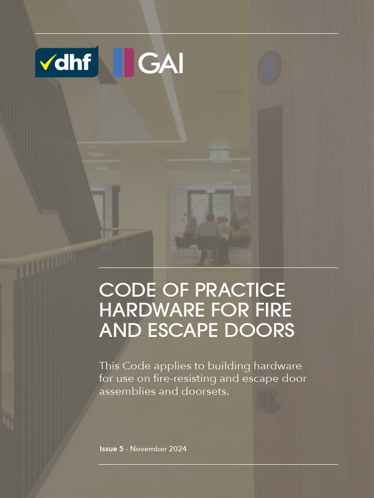 Fire Door Hardware Code of Practice | PDF | Door | Safety