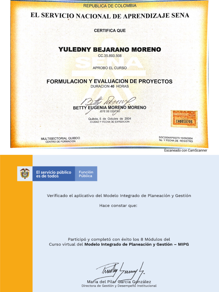 Documentos Requeridos para La Convocatoria I. ICA | PDF