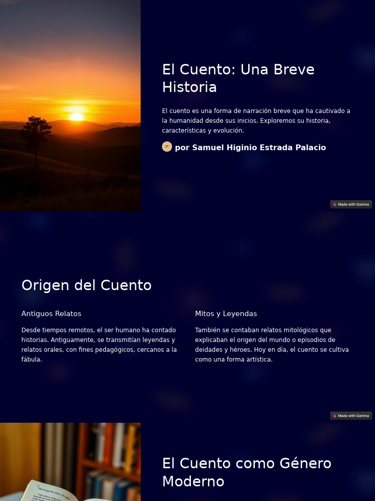 El Cuento Una Breve Historia | PDF | Cuentos | Novelas