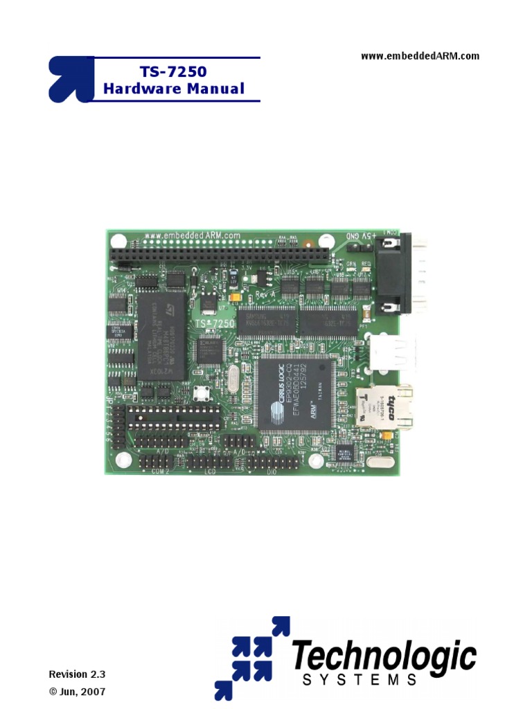 Ts 7250 Manual Rev2.3 | PDF | Cpu Cache | Flash Memory
