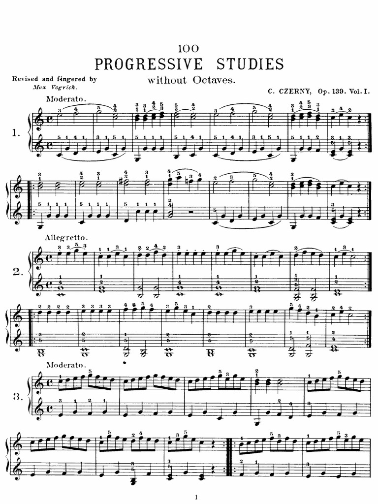 100 Estudios Czerny | PDF