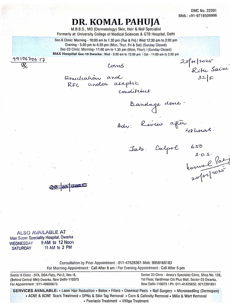 Komal Tit Up Res | PDF