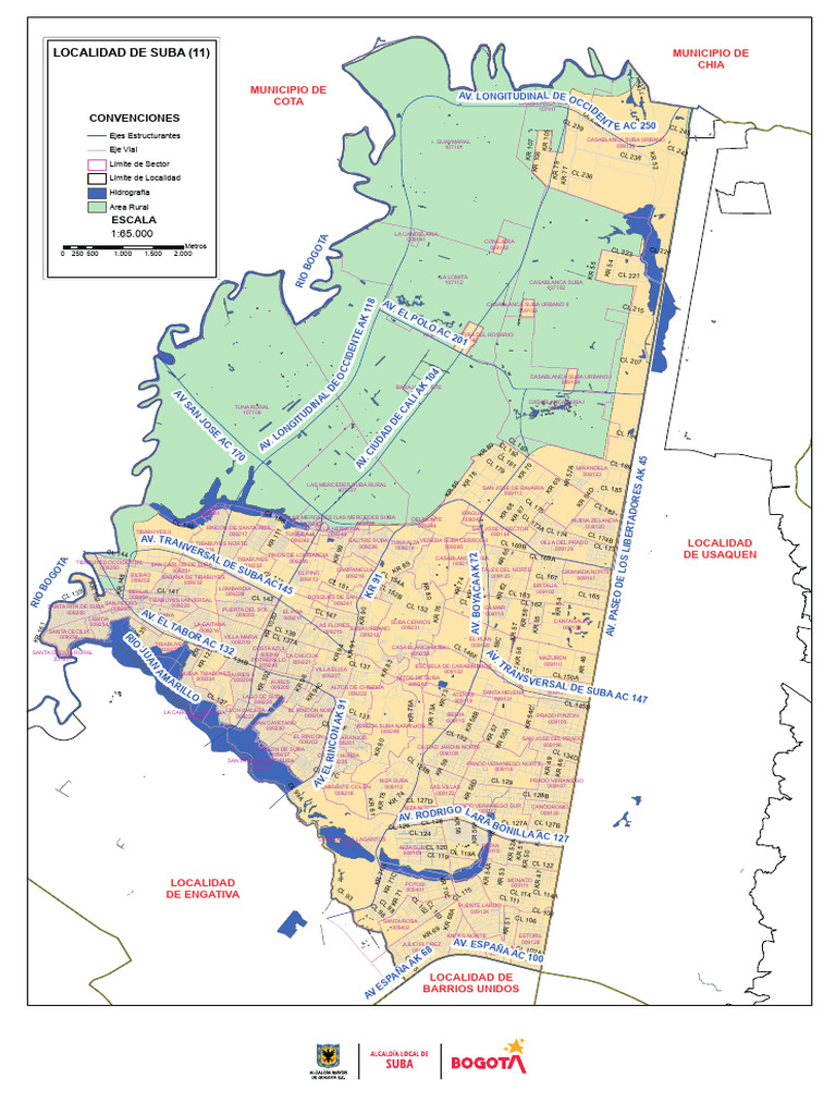 Mapa de Barrios de Suba | PDF