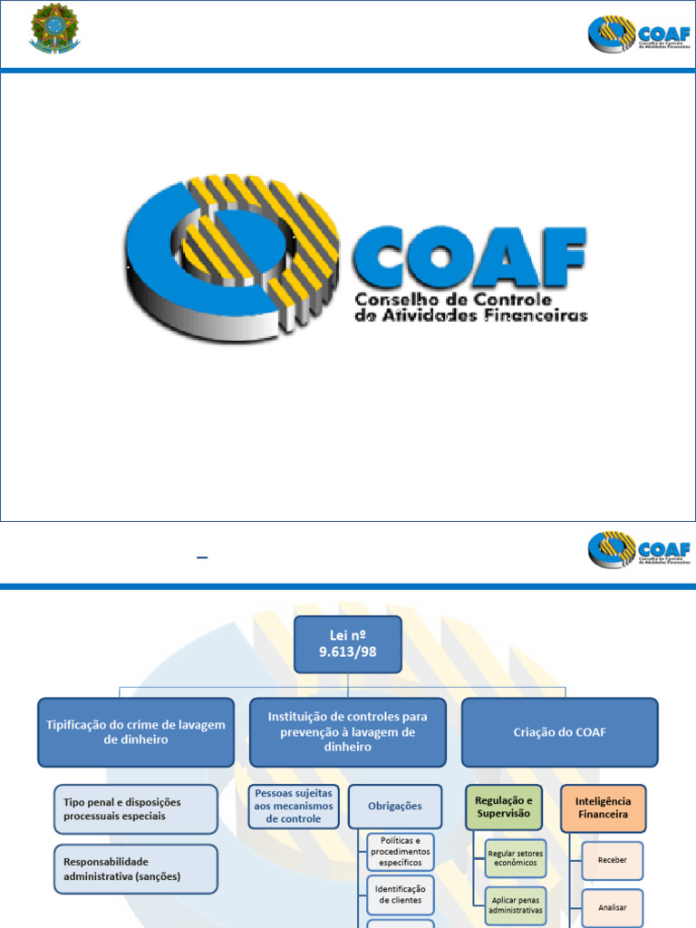 PNLD COAF InteligenciaFinanceiradoBrasil 27.09 | PDF | Brasil