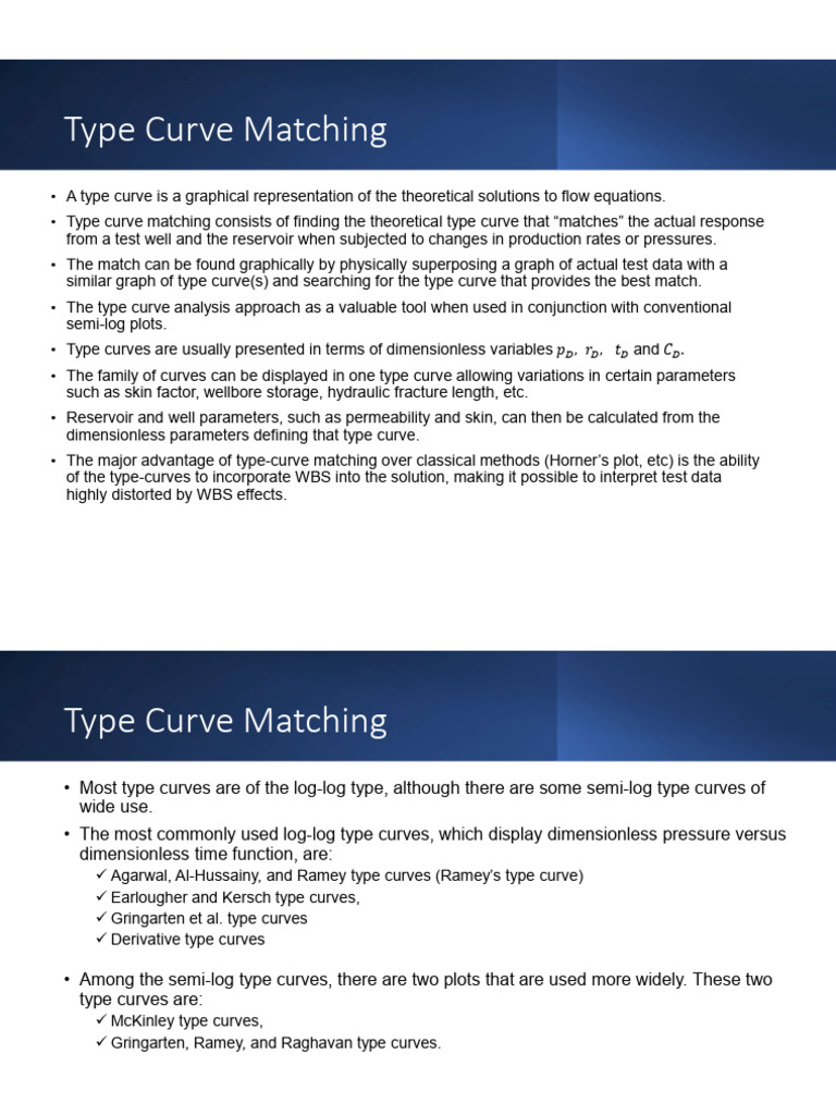 Understanding Type Curve Matching | PDF | Applied Mathematics