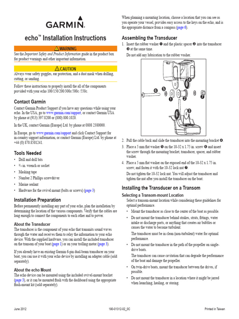 Echo Installation Instructions en | PDF | Screw | Electrical Connector
