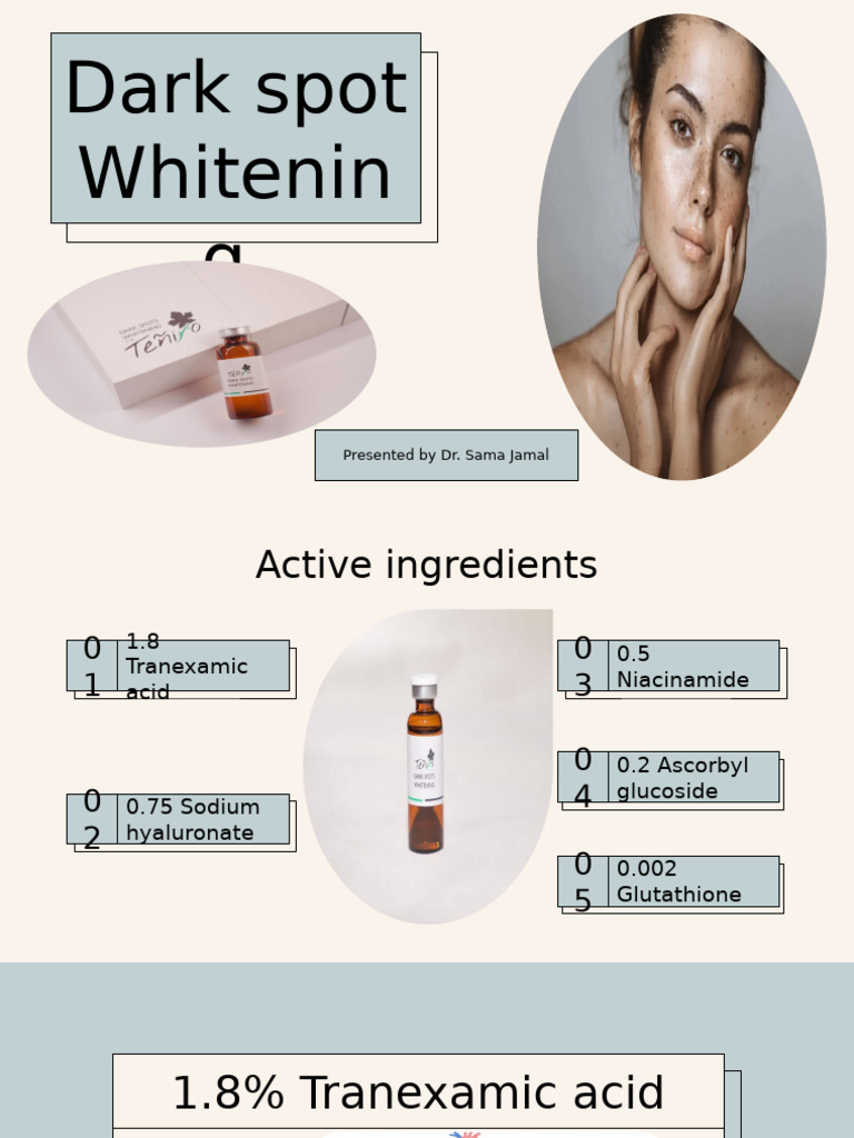 Dark Spot Tinero | PDF | Skin Care | Medical Specialties
