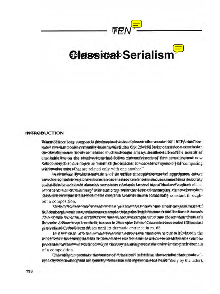 Serialismo Clásico y Dodecafonismo - Material Completo en To Es 2024-11 ...