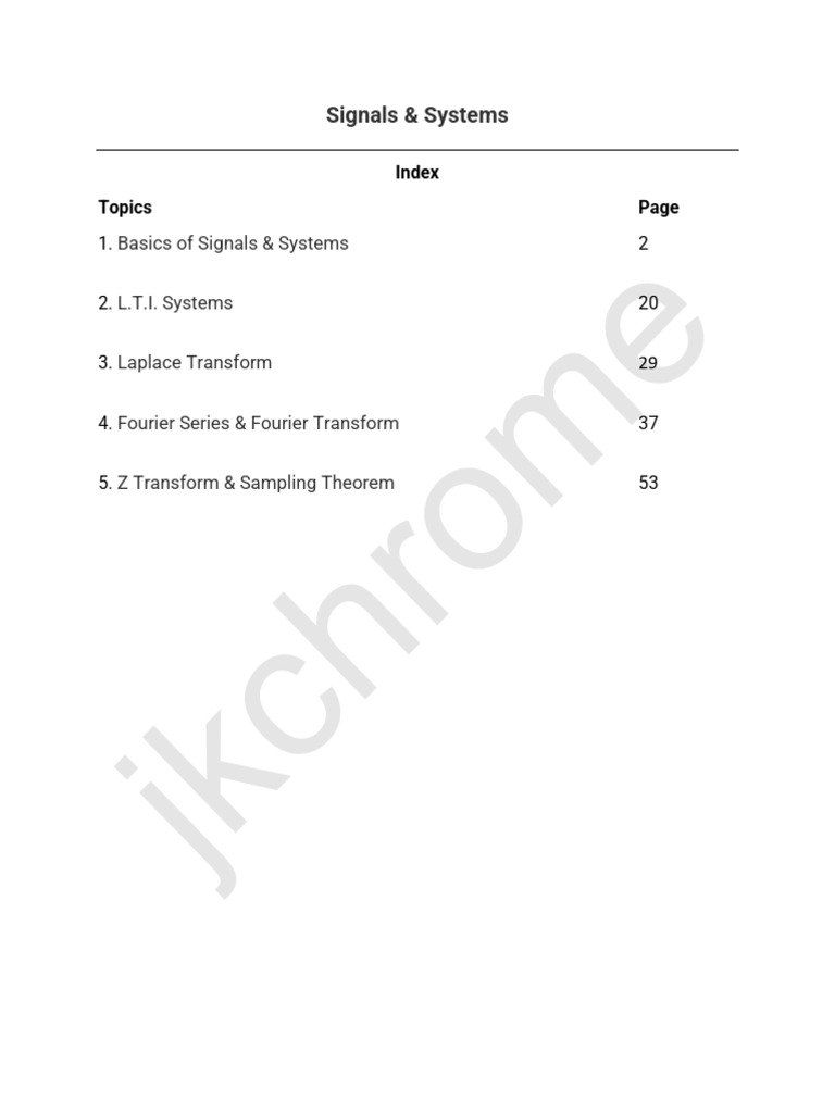 Signals-and-Systems | PDF | Laplace Transform | Convolution