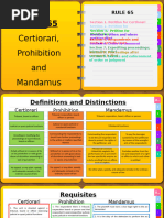 Rule 65 Certiorari, Prohibition and Mandamus | PDF | Certiorari | Mandamus