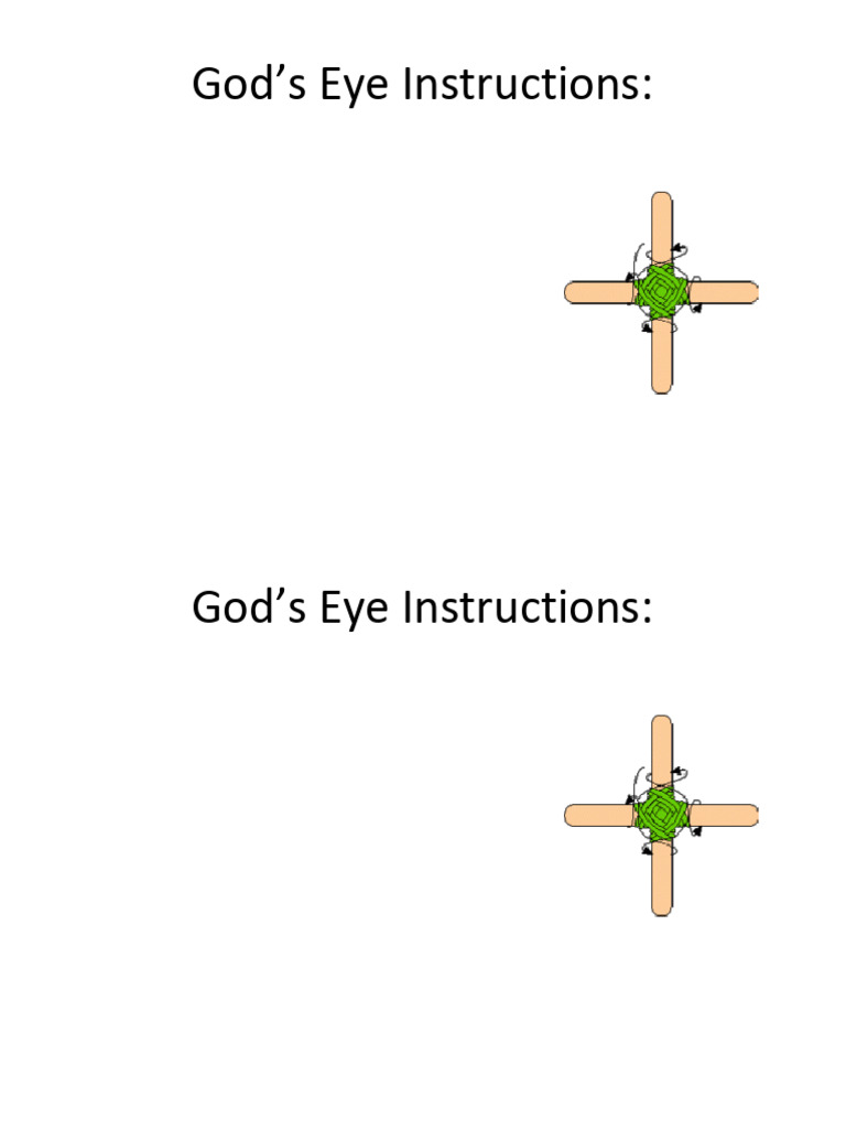 Step-by-Step God’s Eye Craft Guide | PDF
