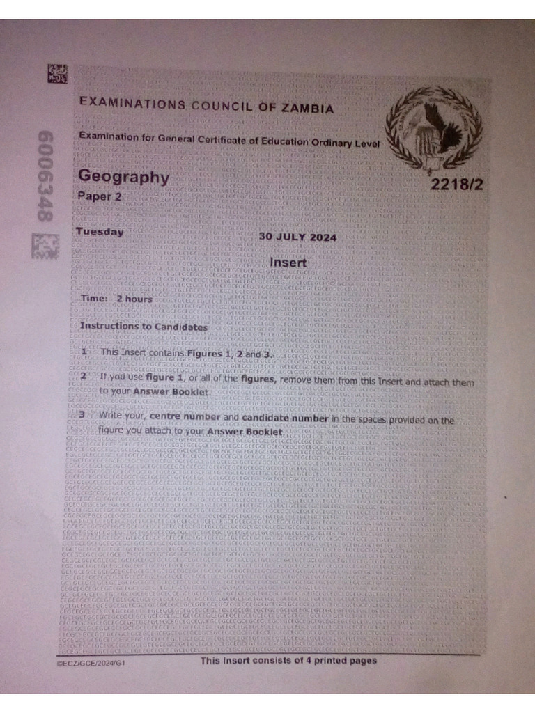 Geo 2024 Gce P2 Wisdomino Inferno | PDF