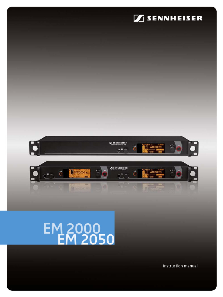 EM 2050 and EM 2000 Manual | PDF | Transmitter | Antenna (Radio)