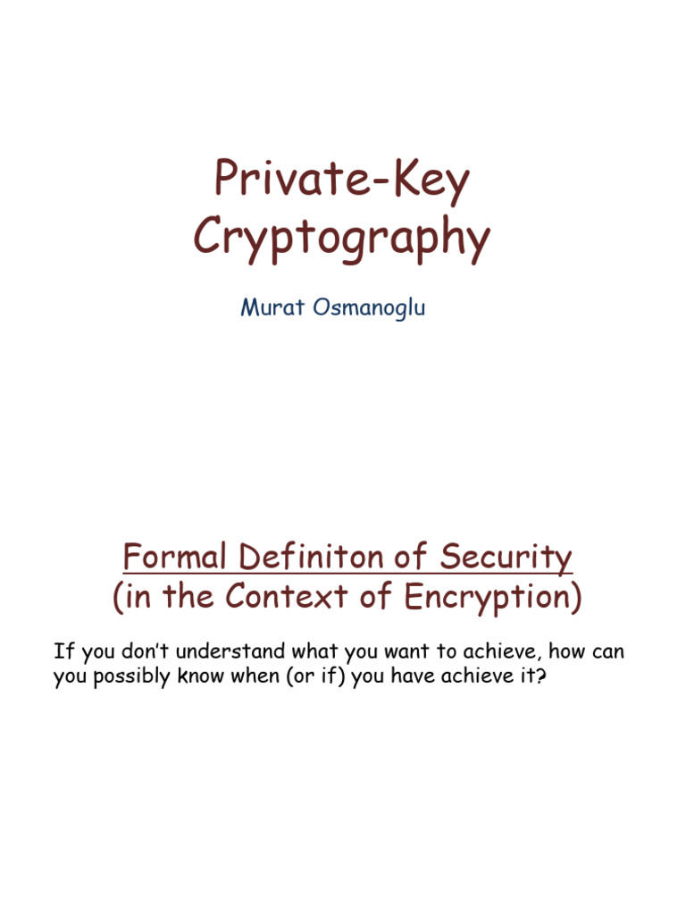 Stream Ciphers - Block Ciphers (1) | PDF | Encryption | Secure Communication