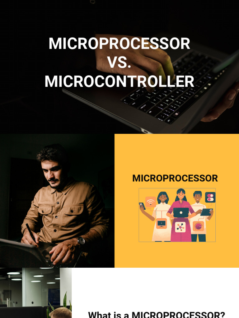 Microprocessor vs. Microcontroller | PDF | Central Processing Unit ...