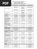Academic Calendar - Spring Semester 2024-25 Revised | PDF | Academic ...