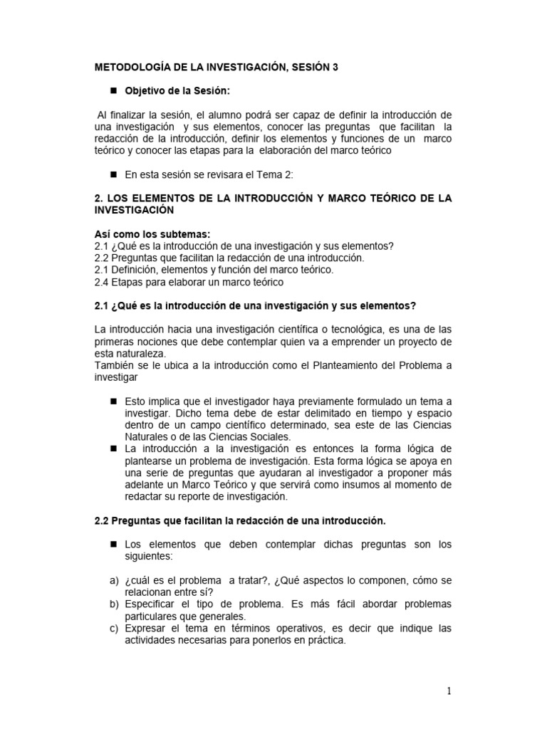 Elementos de Introducción y Marco Teórico | PDF | Teoría | Paradigma