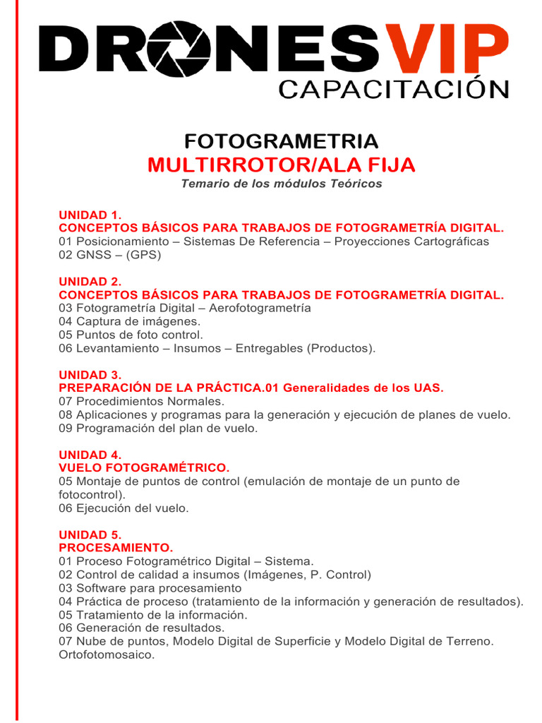 Fotogrametria UAV | PDF