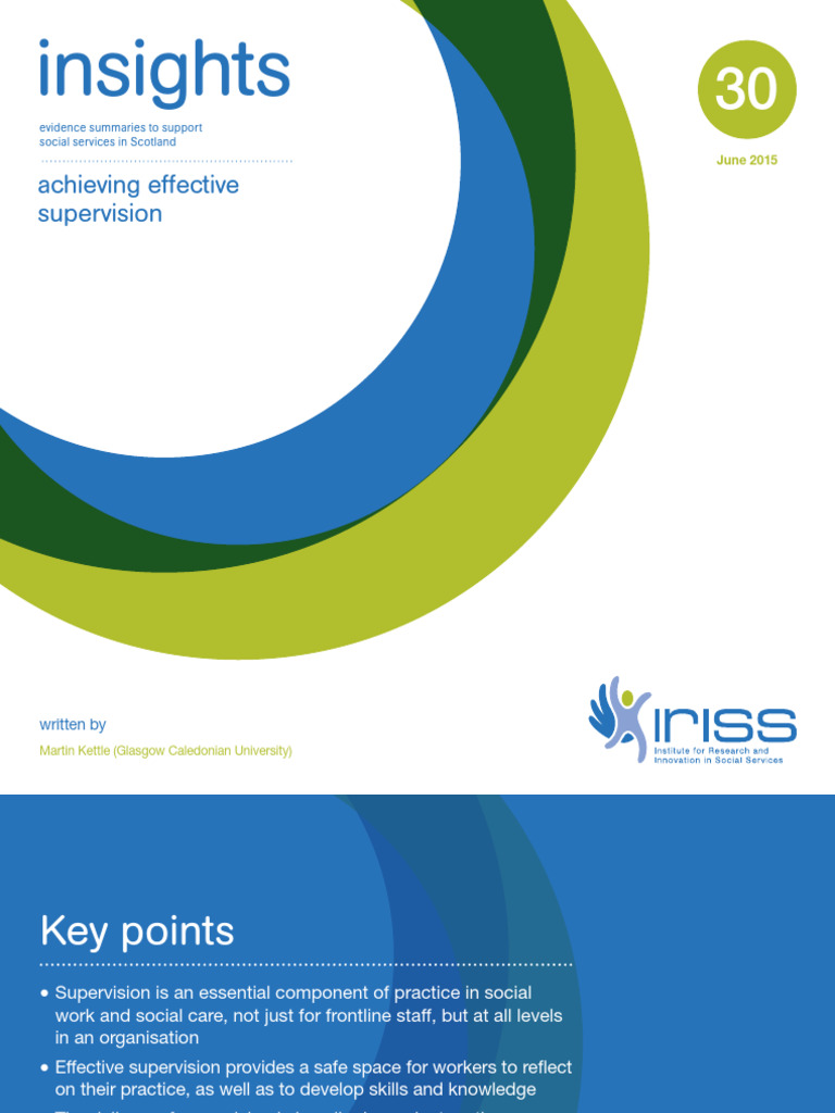 Effective Supervision in Social Work | PDF | Social Work | Risk