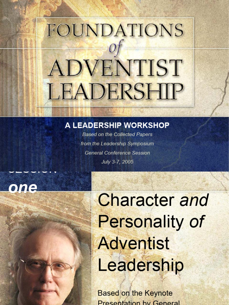 Character and Personality of Adventist Leadership | PDF | Leadership ...