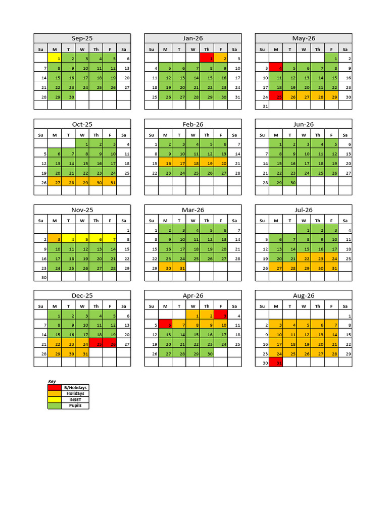 Academic Year 2025 26 | PDF