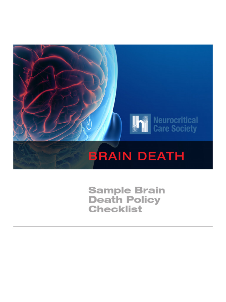 Brain Death Policy Checklist | PDF | Apnea | Blood Pressure