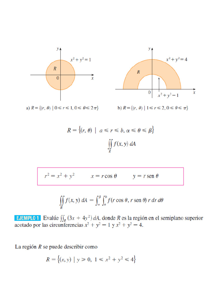 Integrales Dobles Por Coordenadas Polares e Integrales Triples | PDF ...