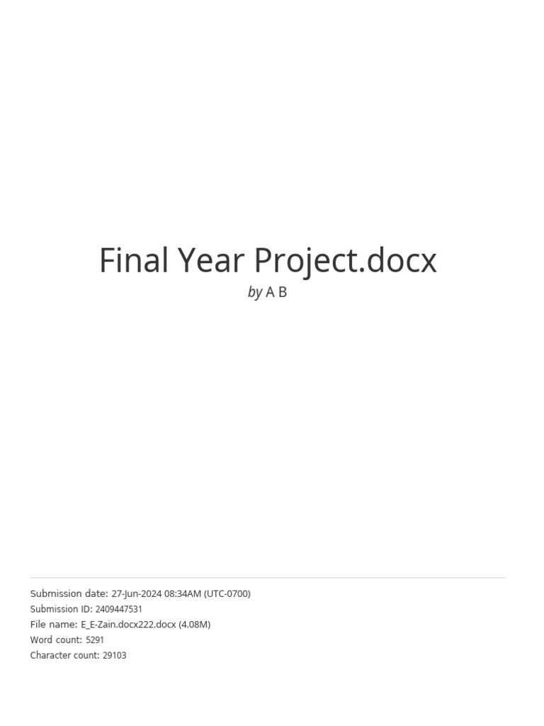 E Final University Project | PDF | Materials