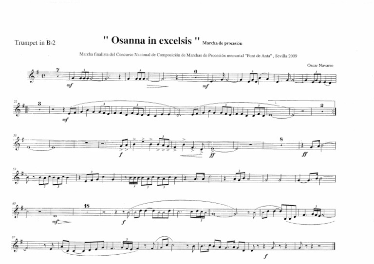 Osanna in Excelsis | PDF