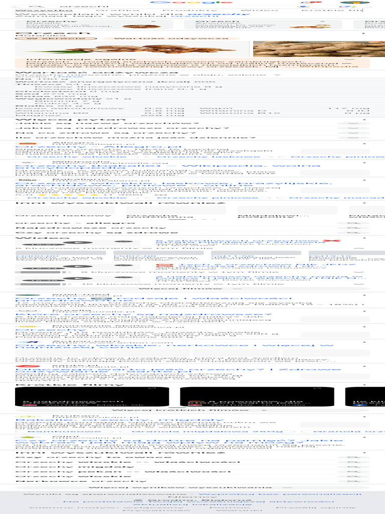 Orzechi - Szukaj W Google | PDF