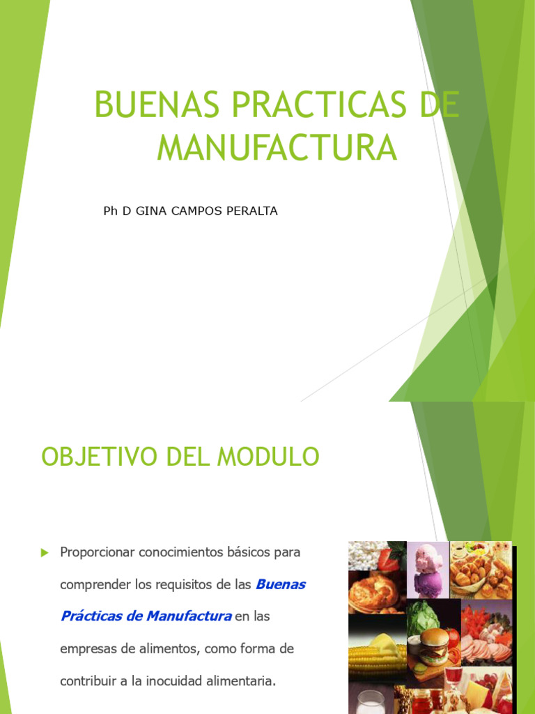 Buenas Practicas de Manufactura | PDF | Alimentos | Seguridad alimenticia